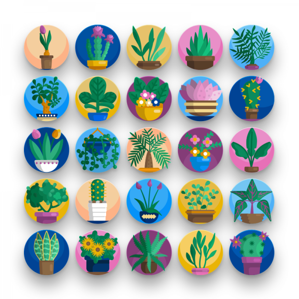 50 House Plant Icons - Dighital Icons | Premium Icon Sets For All Your ...