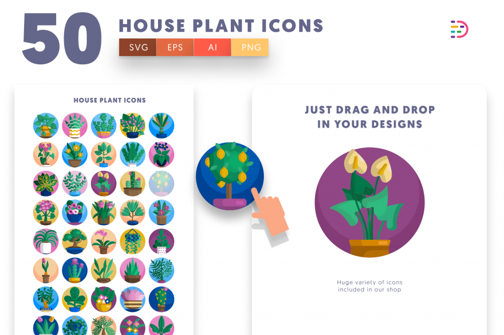 50 House Plant Icons - Dighital Icons | Premium Icon Sets For All Your ...