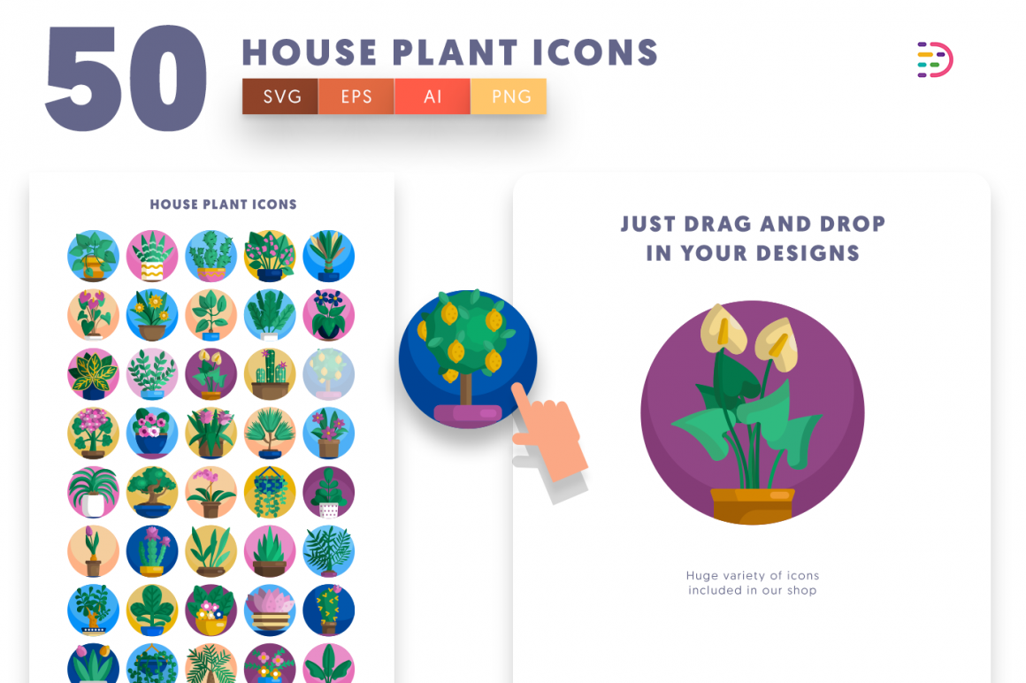 50 House Plant Icons - Dighital Icons | Premium Icon Sets For All Your ...
