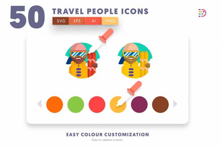 50 Travel People Icons - Dighital Icons | Premium Icon Sets For All ...