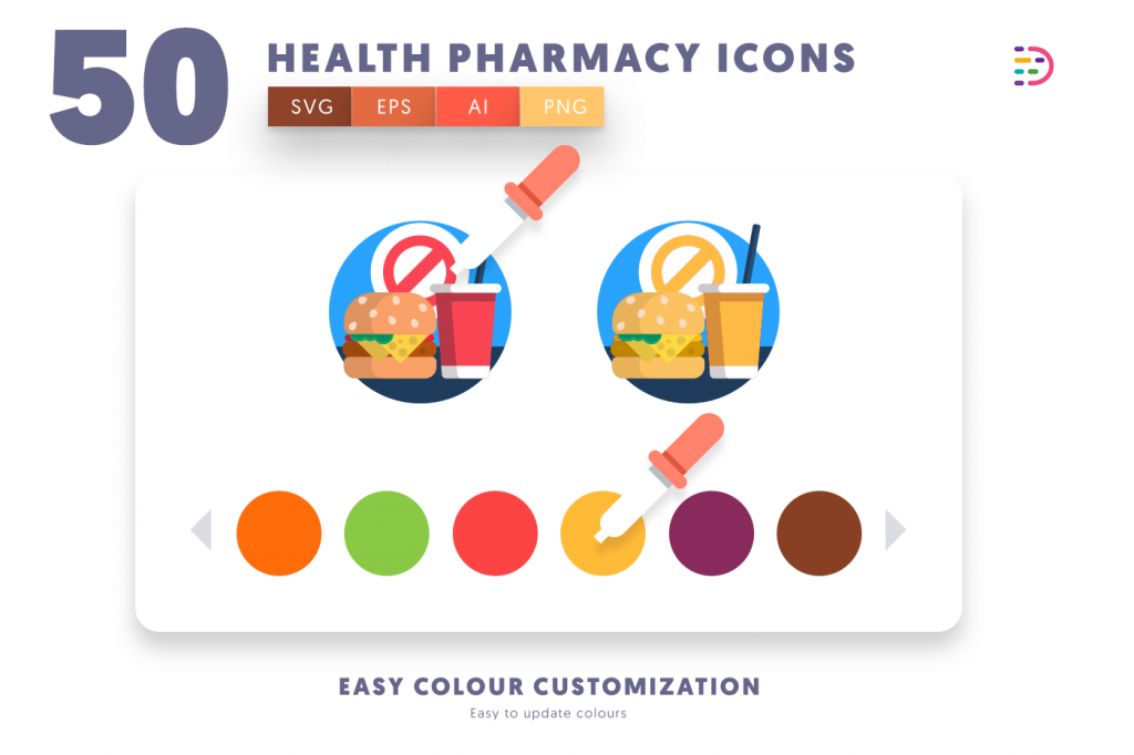 50 Health Pharmacy Icons - Dighital Icons | Premium Icon Sets For All ...