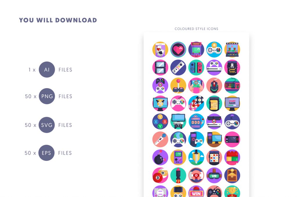 50 Gaming Icons - Dighital Icons | Premium Icon Sets For All Your Designs!