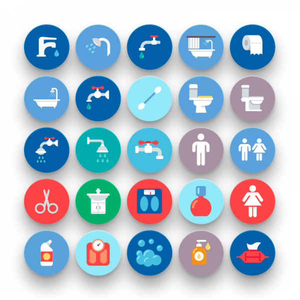 50 Bathroom Icons - Dighital Icons | Premium Icon Sets For All Your ...