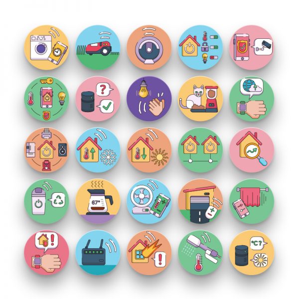 50 Smart homes & IoT Icons - Dighital Icons | Premium Icon Sets For All ...