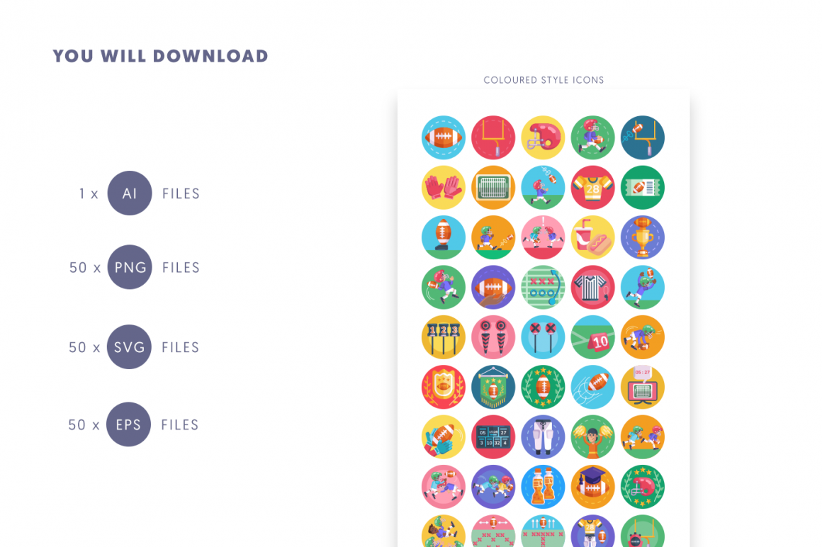 American Football Icons - Dighital Icons | Premium Icon Sets For All ...