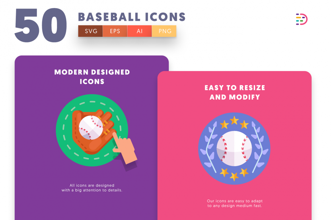 Baseball Icons - Dighital Icons | Premium Icon Sets For All Your Designs!
