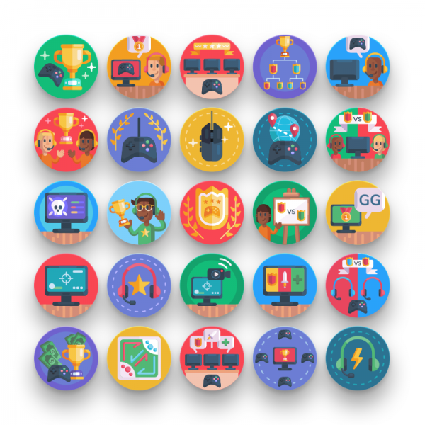 Esport Gaming Icons - Dighital Icons | Premium Icon Sets For All Your ...