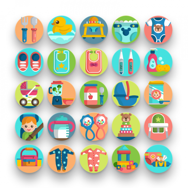 50 Baby Icons - Dighital Icons | Premium Icon Sets For All Your Designs!