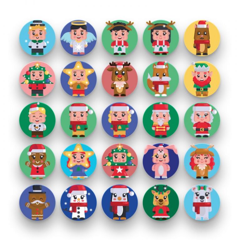 50 Christmas Avatars - Dighital Icons | Premium Icon Sets For All Your ...