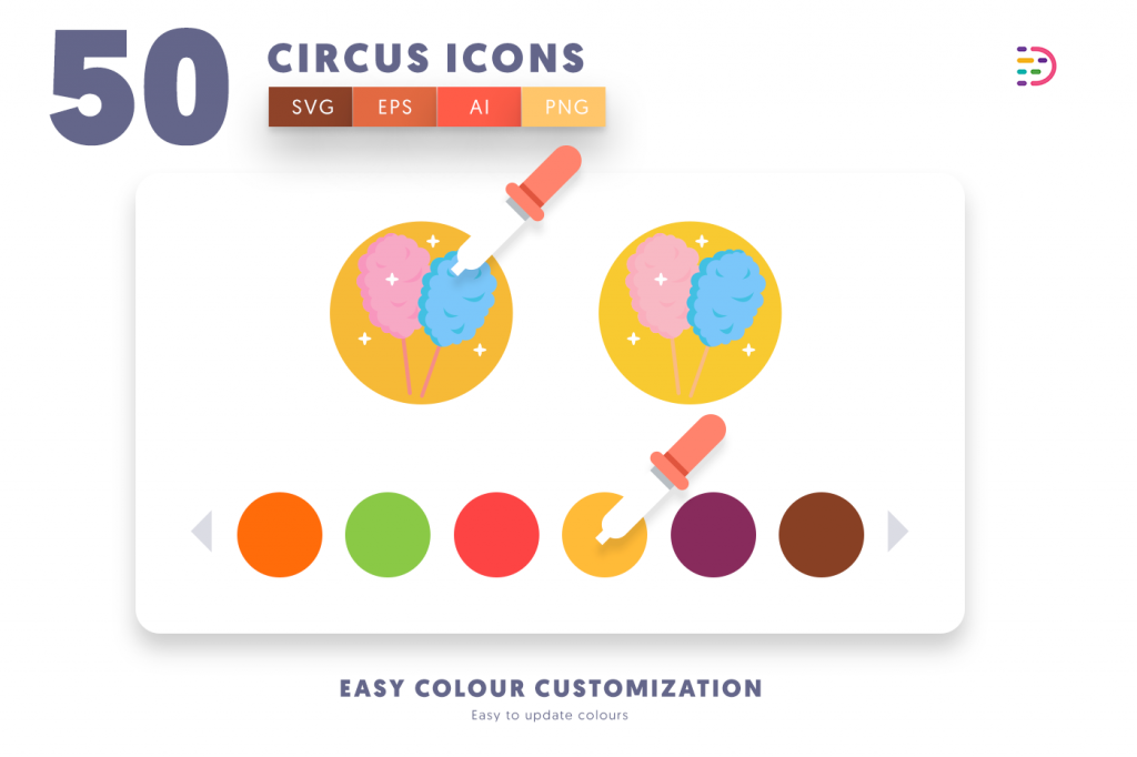 50 Circus Icons - Dighital Icons | Premium Icon Sets For All Your Designs!