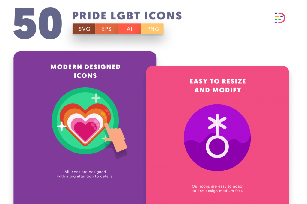 50 Pride LGBT Icons - Dighital Icons | Premium Icon Sets For All Your ...