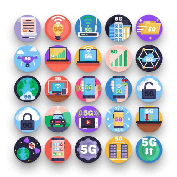 50 5G Icons - Dighital Icons | Premium Icon Sets For All Your Designs!