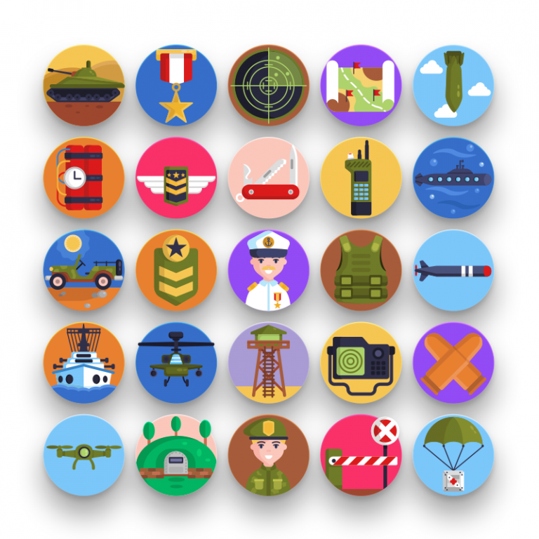 50 Army Icons - Dighital Icons | Premium Icon Sets For All Your Designs!