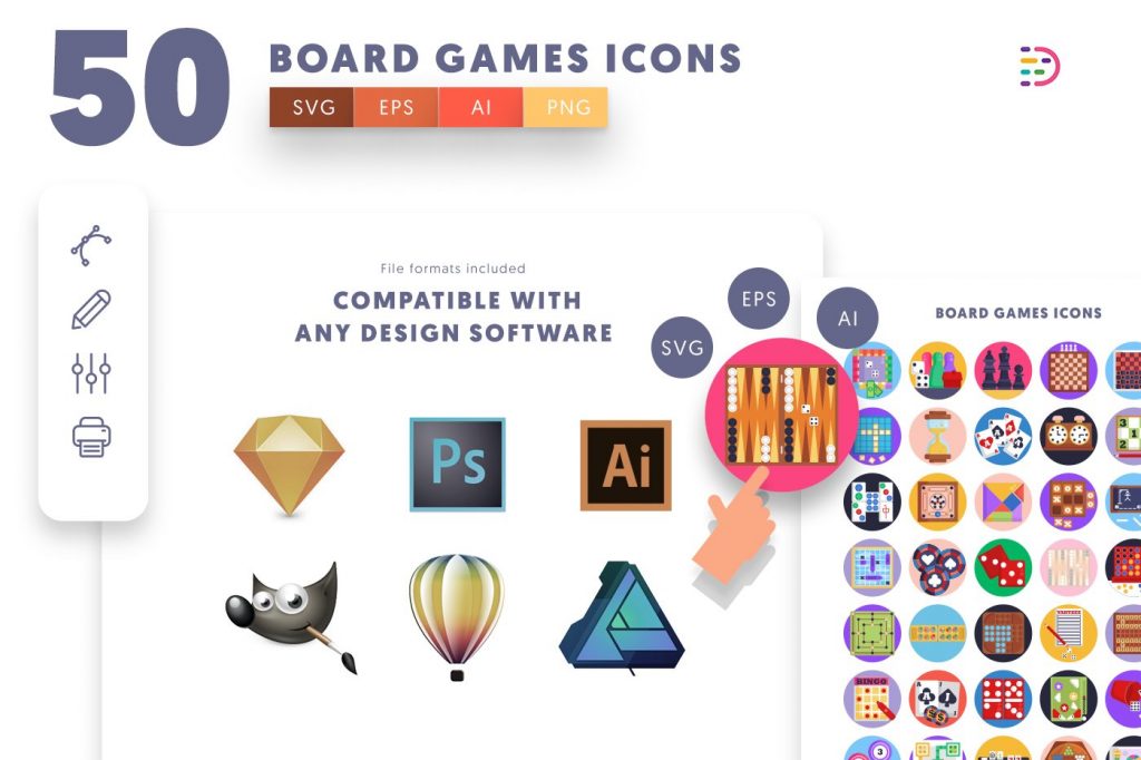 50 Board Games Icons - Dighital Icons | Premium Icon Sets For All Your ...