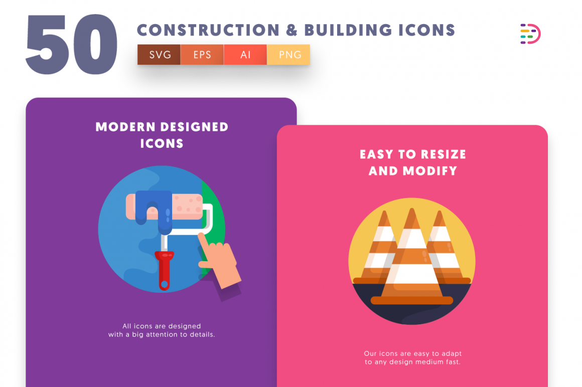 50 Construction & Building Icons - Dighital Icons | Premium Icon Sets ...