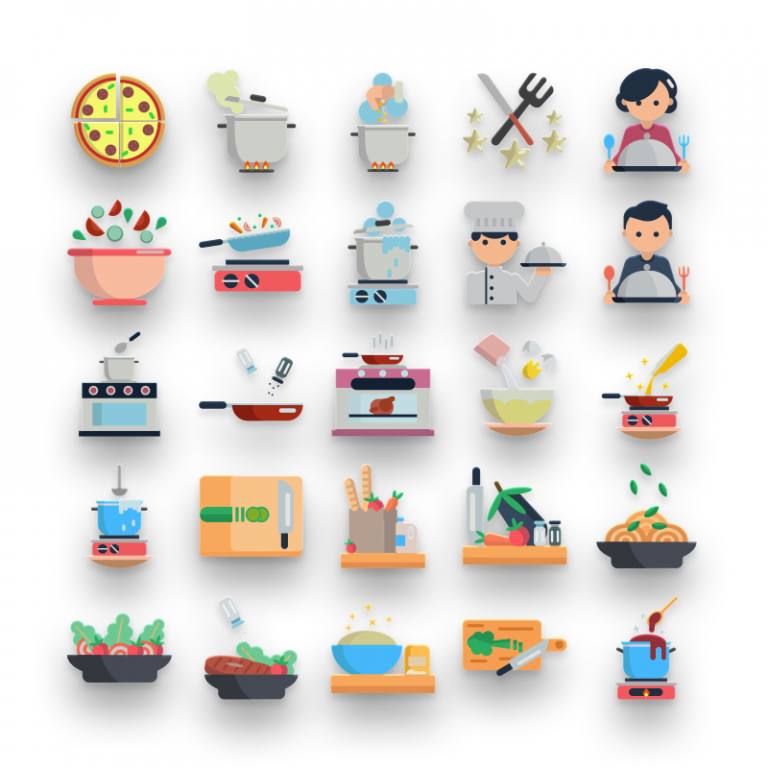 50 Cooking Icons - Dighital Icons | Premium Icon Sets For All Your Designs!