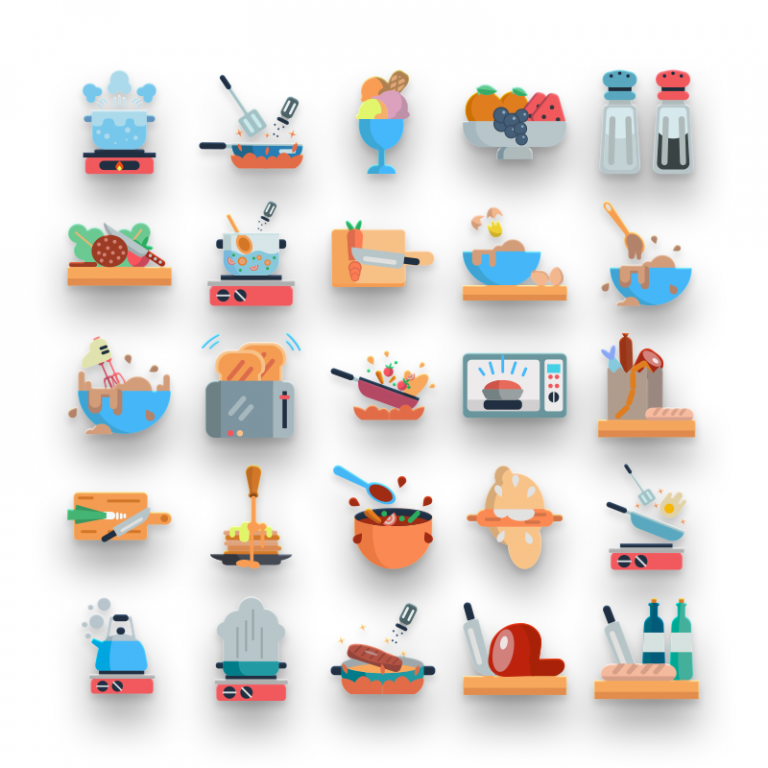 50 Cooking Icons - Dighital Icons | Premium Icon Sets For All Your Designs!
