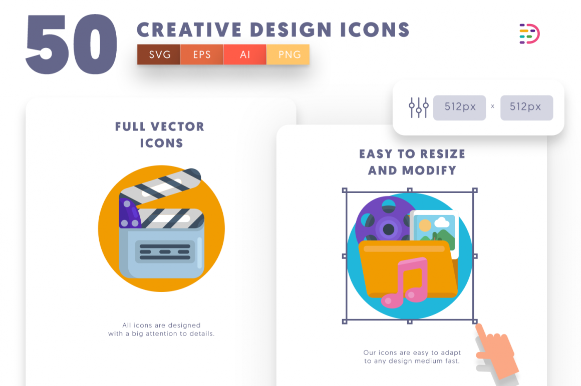 50 Creative Design Icons - Dighital Icons | Premium Icon Sets For All ...