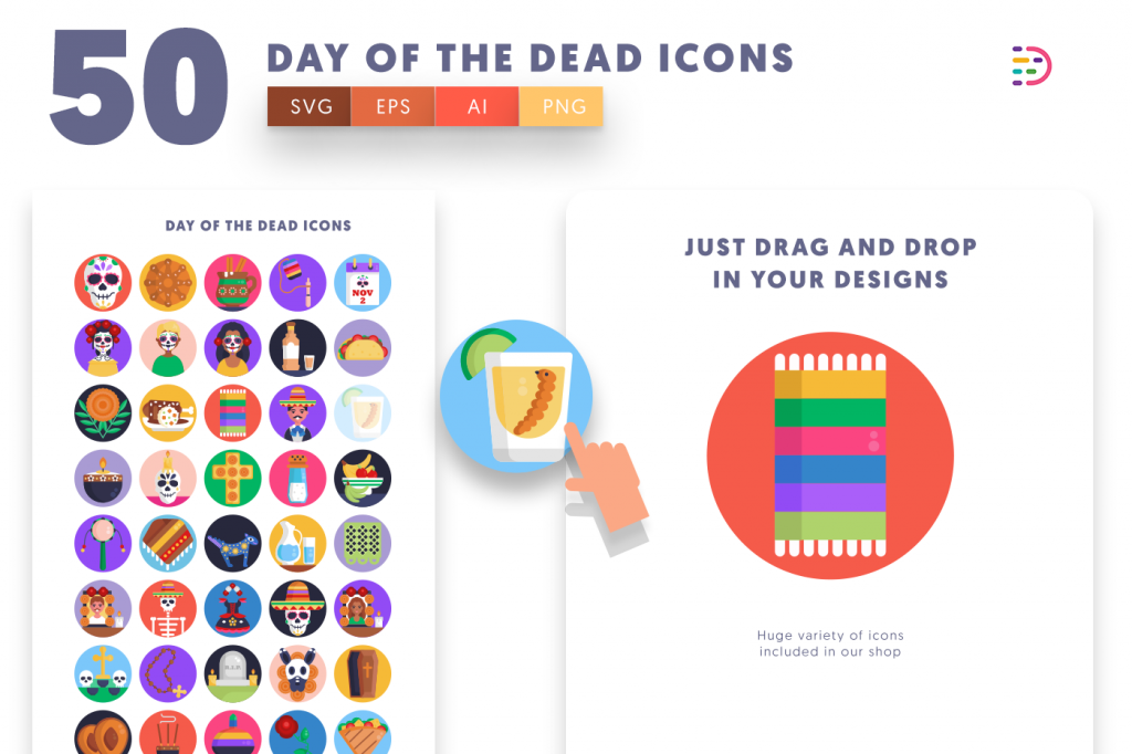 50 Day of the Dead Icons - Dighital Icons | Premium Icon Sets For All ...
