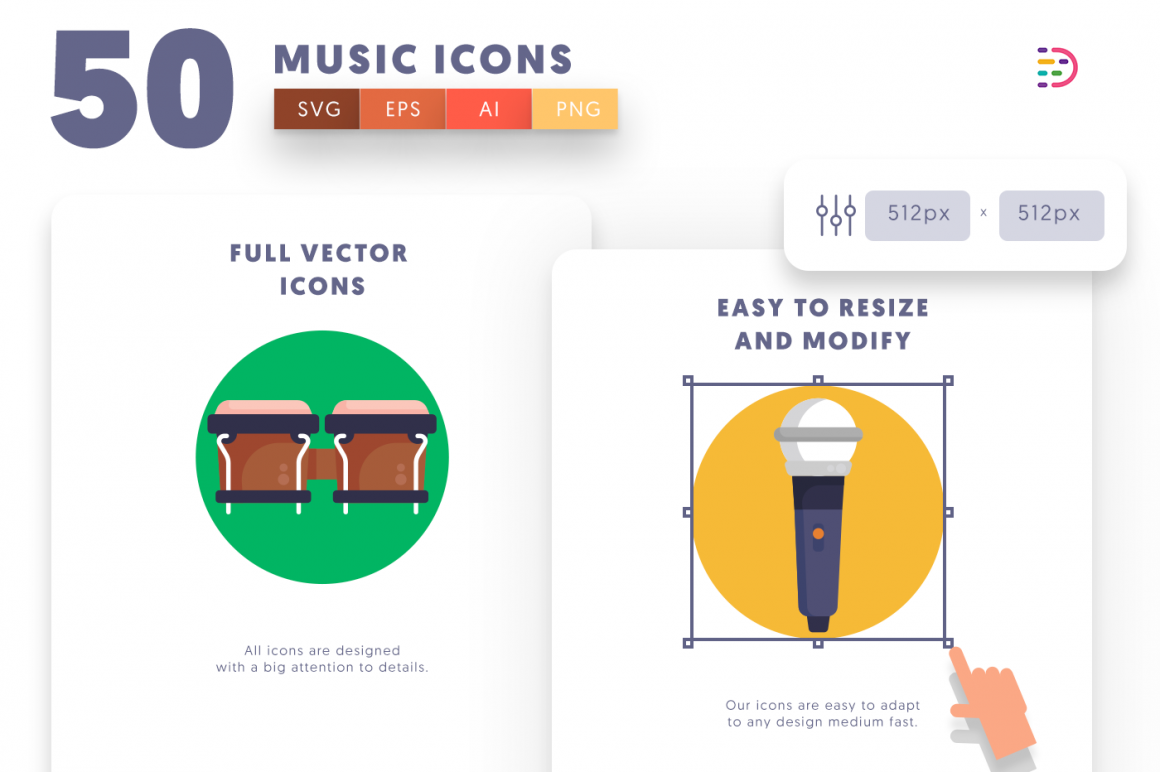50 Music Icons - Dighital Icons | Premium Icon Sets For All Your Designs!