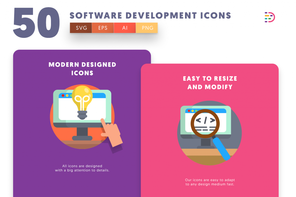 50 Software Development Icons - Dighital Icons | Premium Icon Sets For ...