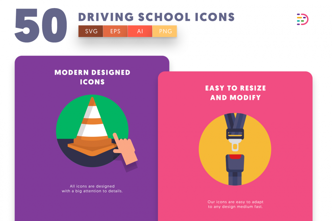 50 Driving School Icons - Dighital Icons | Premium Icon Sets For All ...