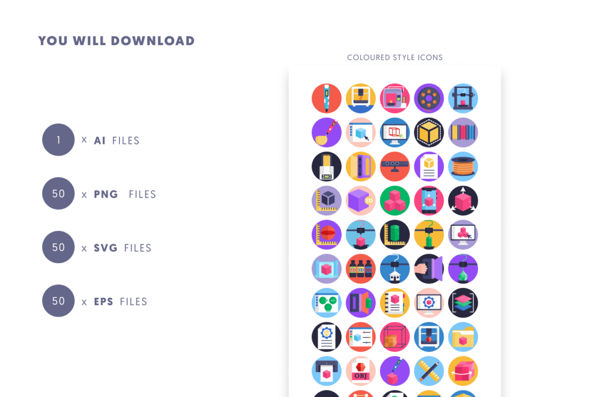 50 3D Printing Icons - Dighital Icons | Premium Icon Sets For All Your ...