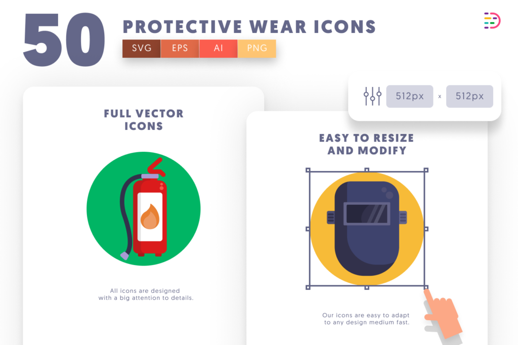 50 Personal Protective Equipment Icons - Dighital Icons | Premium Icon ...