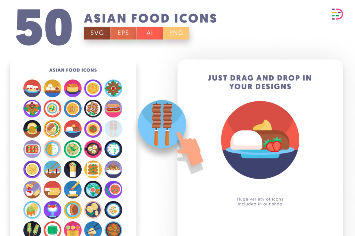 50 Asian Food Icons - Dighital Icons | Premium Icon Sets For All Your ...
