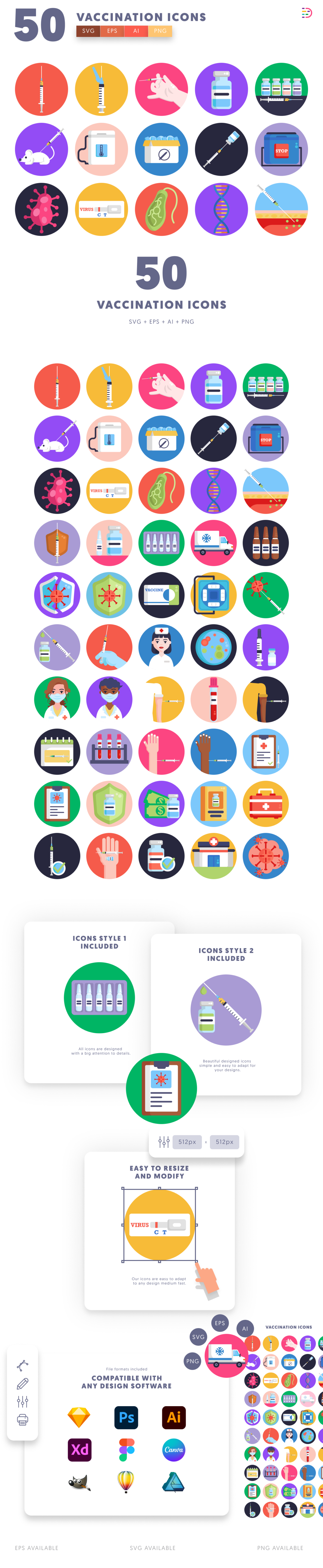 50 Vaccination Icons - Dighital Icons | Premium Icon Sets For All Your ...