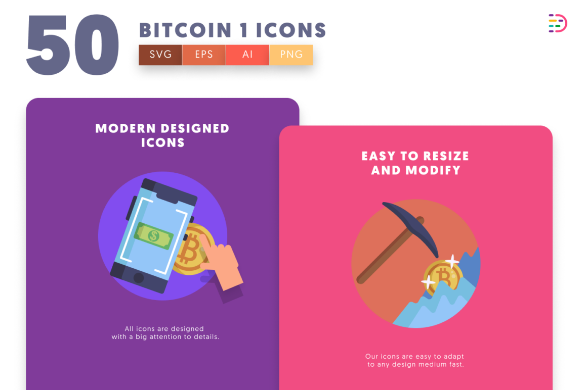 50 Bitcoin Icons - Dighital Icons | Premium Icon Sets For All Your Designs!