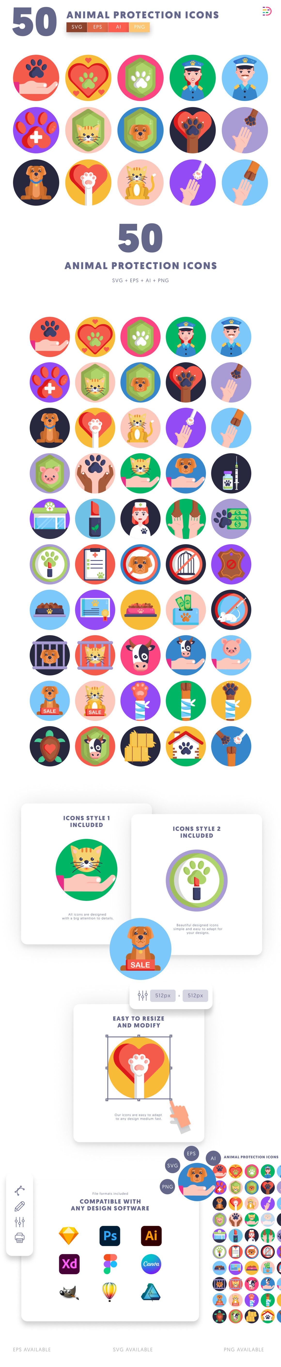 50 Animal Protection Icons - Dighital Icons | Premium Icon Sets For All ...