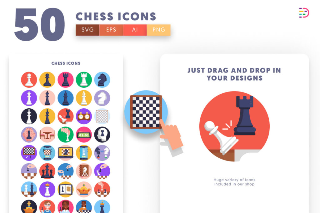 50 Chess Icons - Dighital Icons | Premium Icon Sets For All Your Designs!