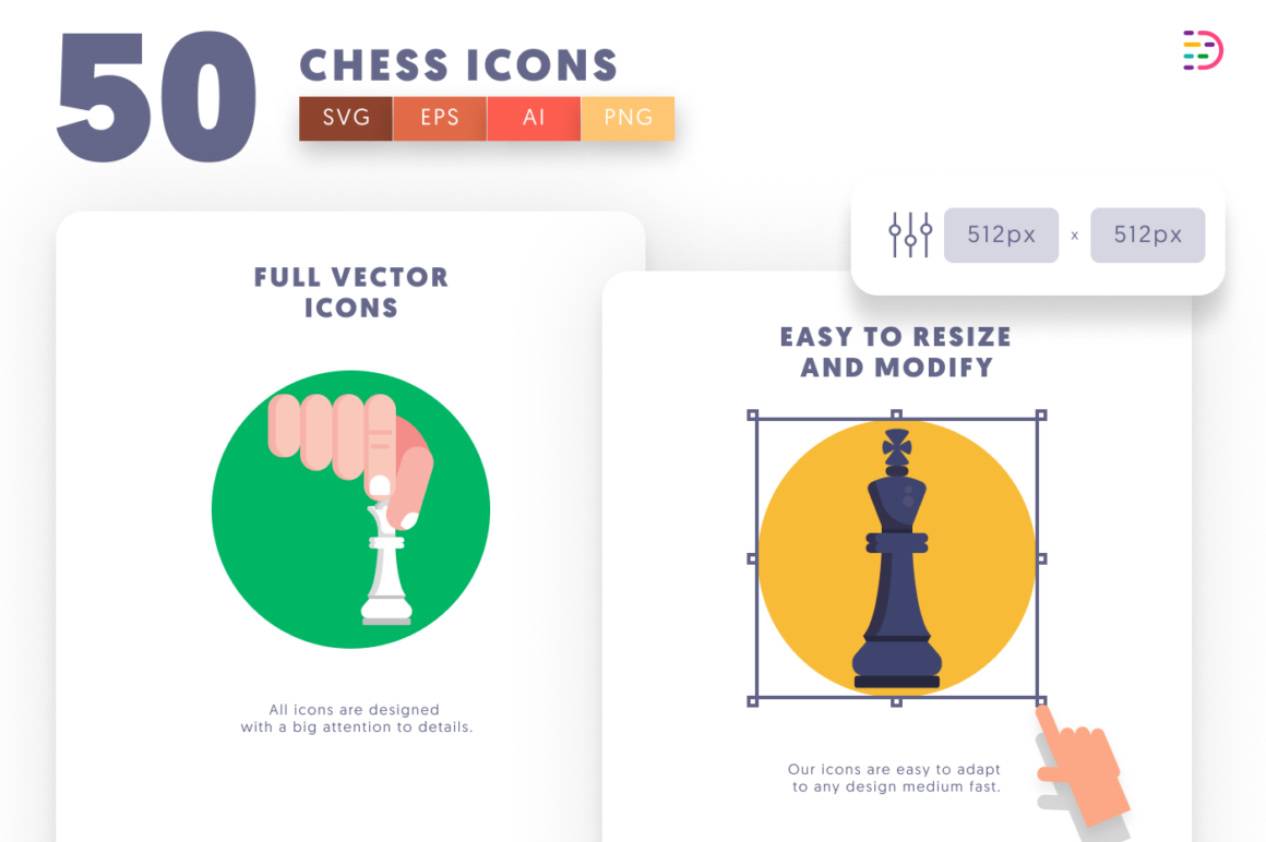 50 Chess Icons - Dighital Icons | Premium Icon Sets For All Your Designs!
