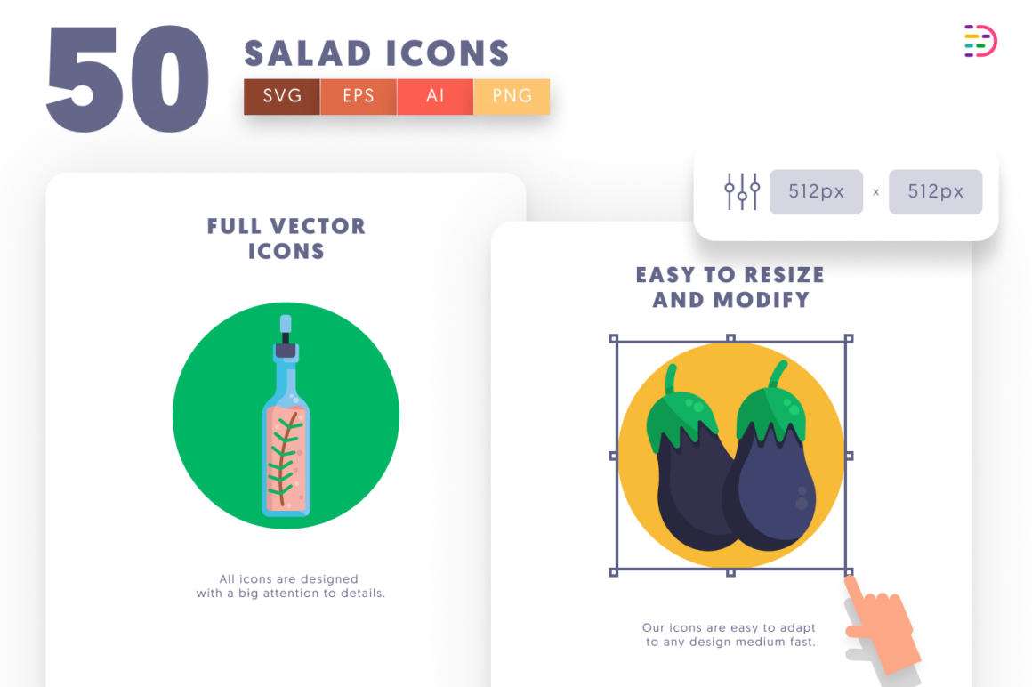 50 Salad Icons - Dighital Icons | Premium Icon Sets For All Your Designs!