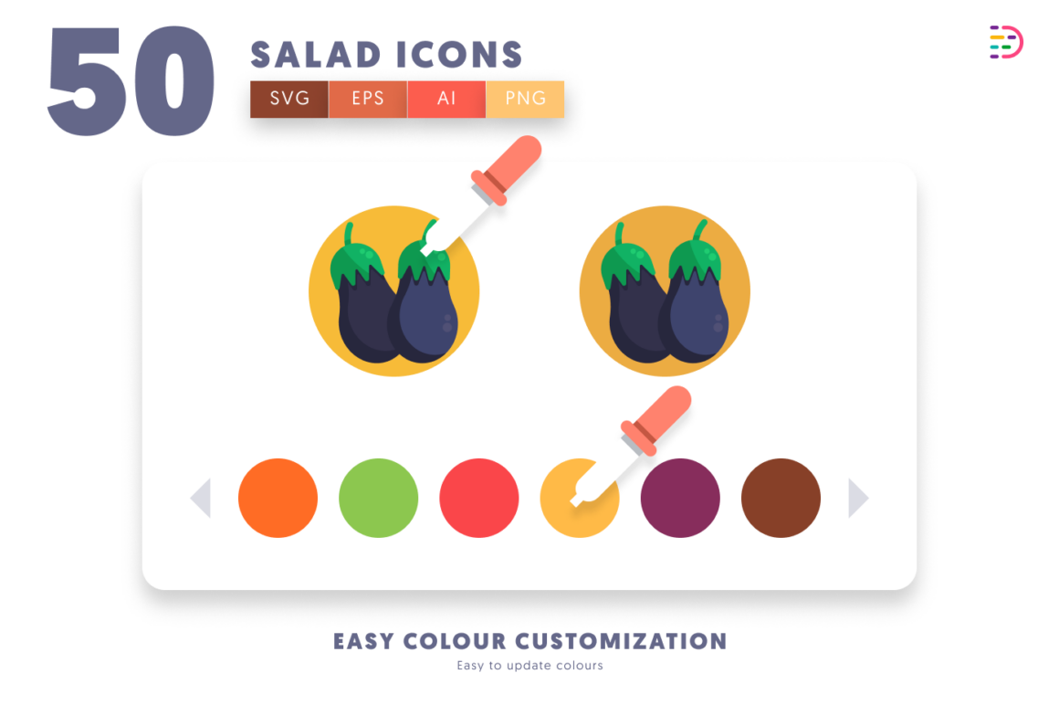 50 Salad Icons - Dighital Icons | Premium Icon Sets For All Your Designs!