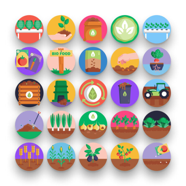 50 Bio Food and Agriculture Icons - Dighital Icons | Premium Icon Sets ...