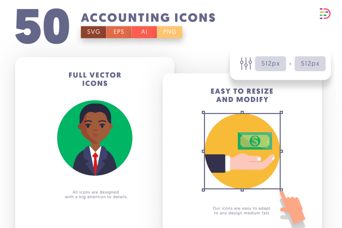 50 Accounting Icons - Dighital Icons | Premium Icon Sets For All Your ...