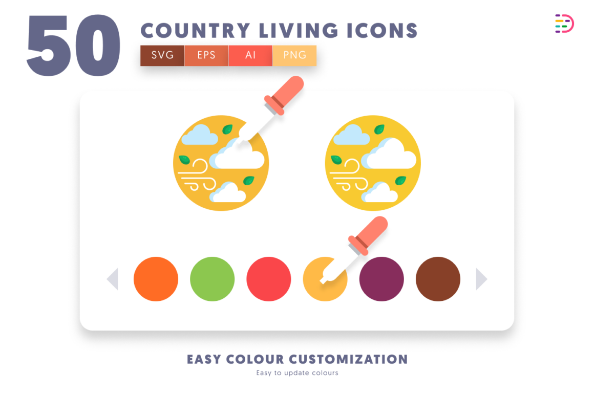 50 Country Living Icons - Dighital Icons | Premium Icon Sets For All ...