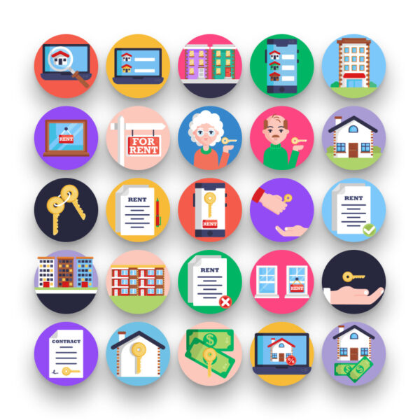 50 Rent Icons - Dighital Icons | Premium Icon Sets For All Your Designs!
