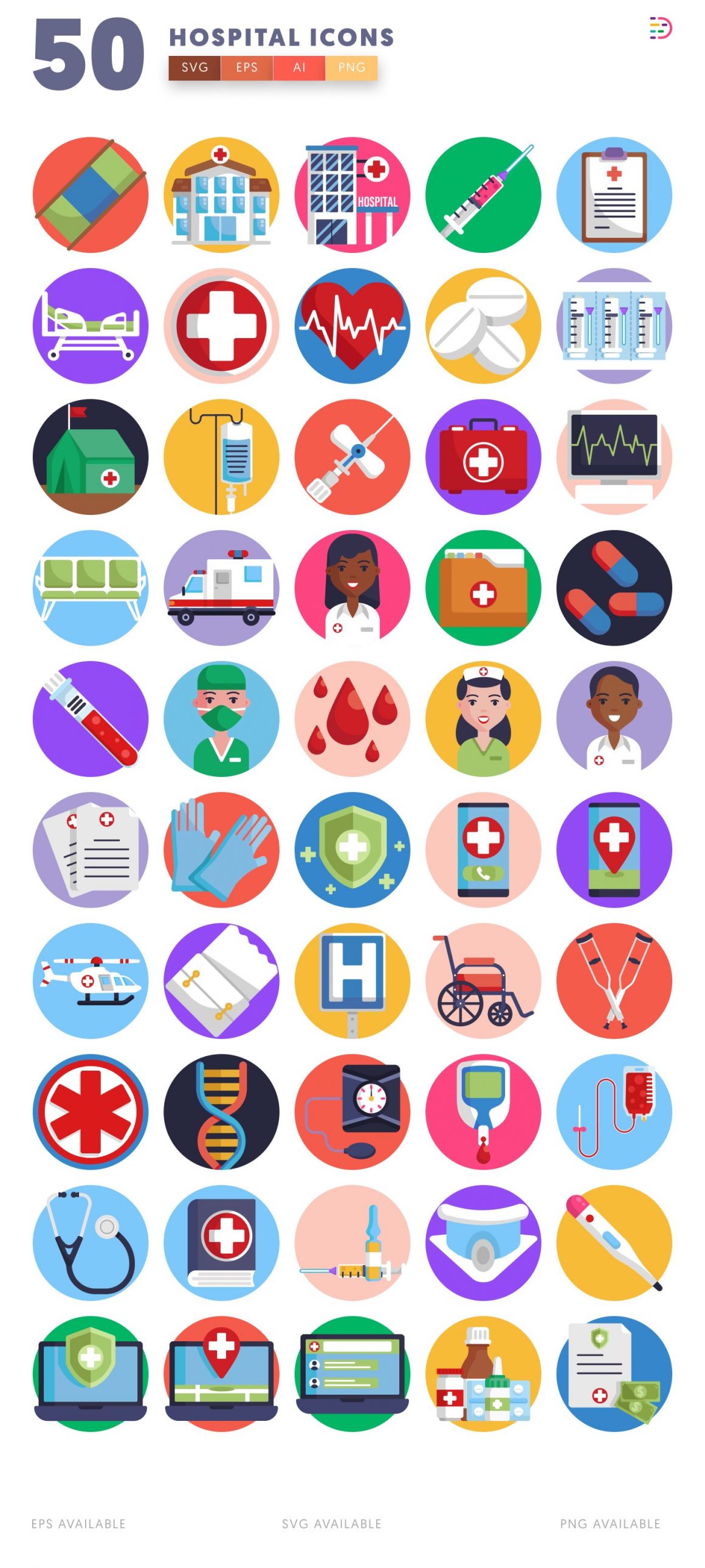 50 Hospital Icons - Dighital Icons | Premium Icon Sets For All Your ...