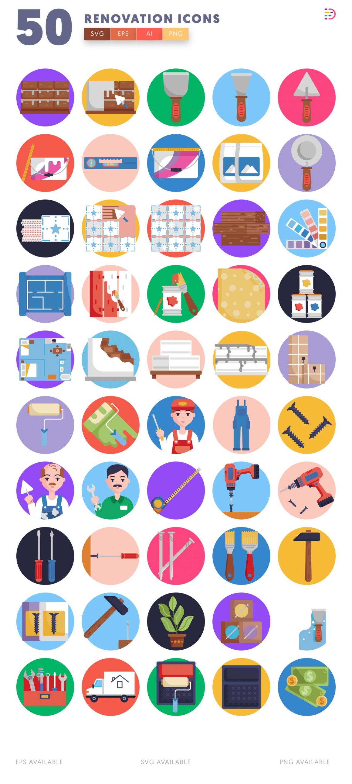50 Renovation Icons - Dighital Icons | Premium Icon Sets For All Your ...