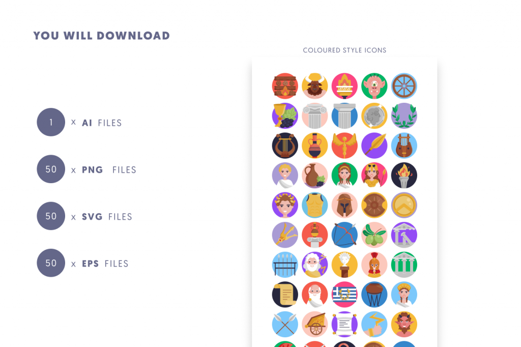 50 Ancient Greece Icons - Dighital Icons | Premium Icon Sets For All ...