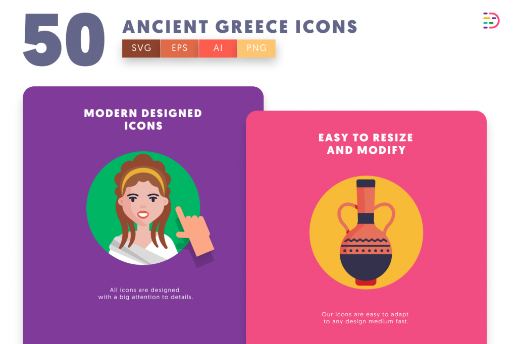 50 Ancient Greece Icons - Dighital Icons | Premium Icon Sets For All ...