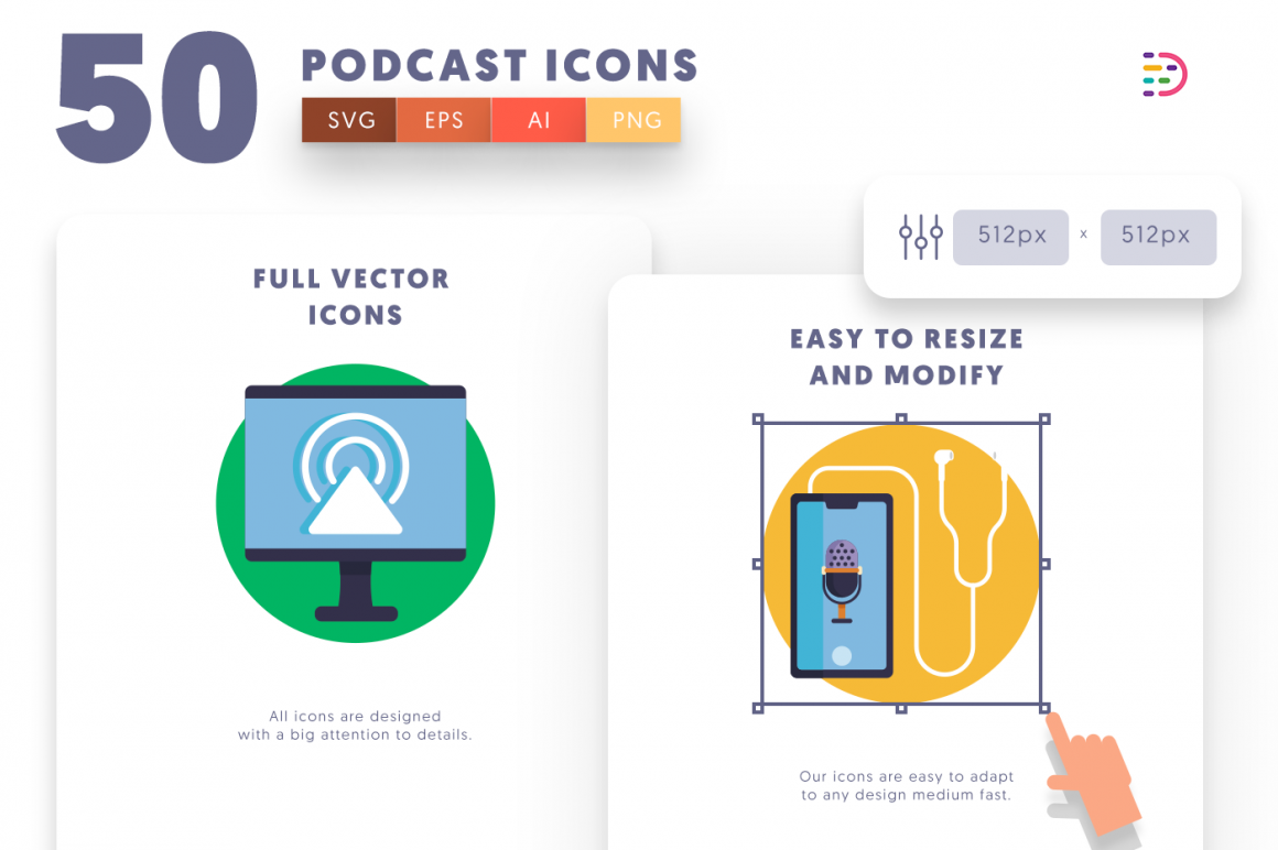 50 Podcast Icons - Dighital Icons | Premium Icon Sets For All Your Designs!