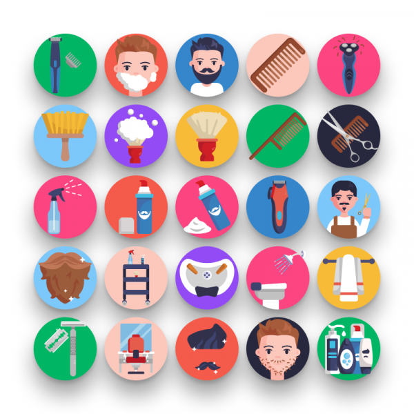 50 Barber Shop Icons - Dighital Icons | Premium Icon Sets For All Your ...