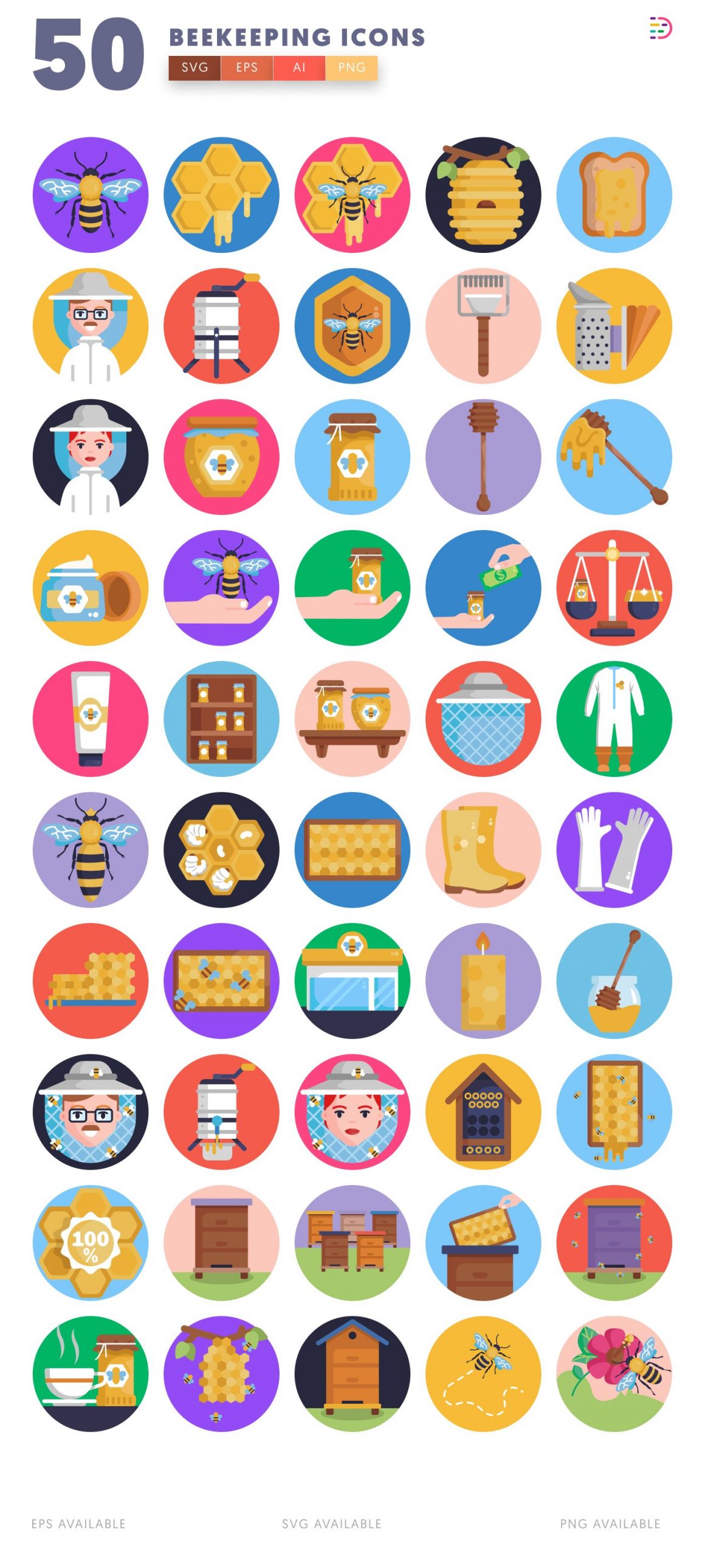 50 Beekeeping Icons - Dighital Icons | Premium Icon Sets For All Your ...