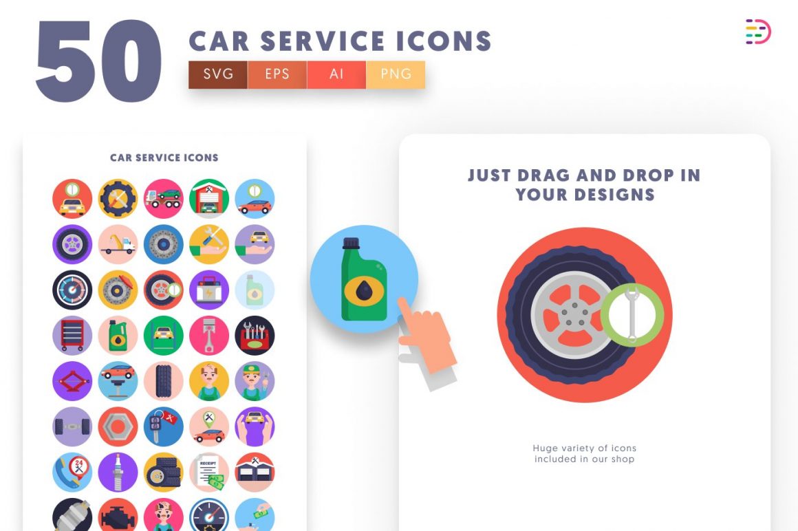 50 Car Service Icons - Dighital Icons | Premium Icon Sets For All Your ...