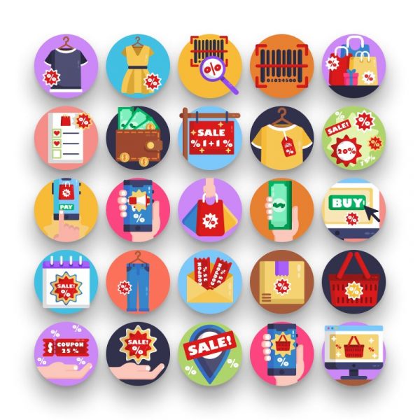 Download 50 Discount and Sales Offers Icons for Your Marketing Needs