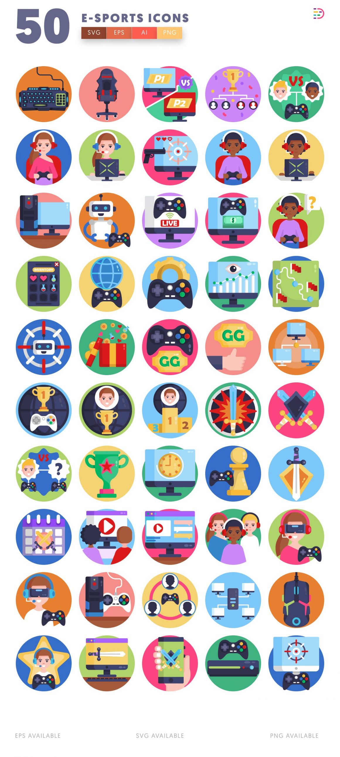 50 E-Sports Icons - Dighital Icons | Premium Icon Sets For All Your ...